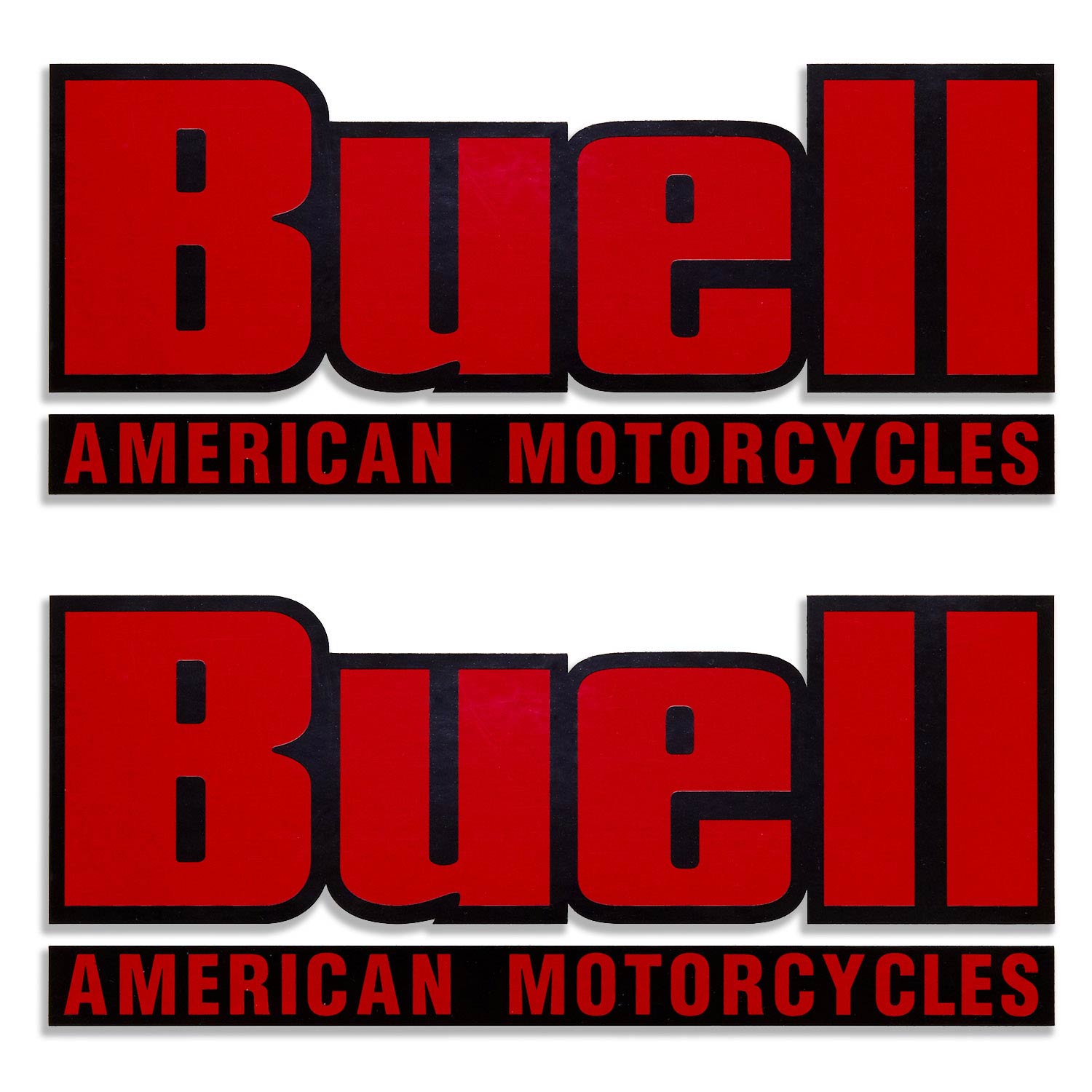 Buell motorcycle decals, two tone, many colors | Stickerhauz