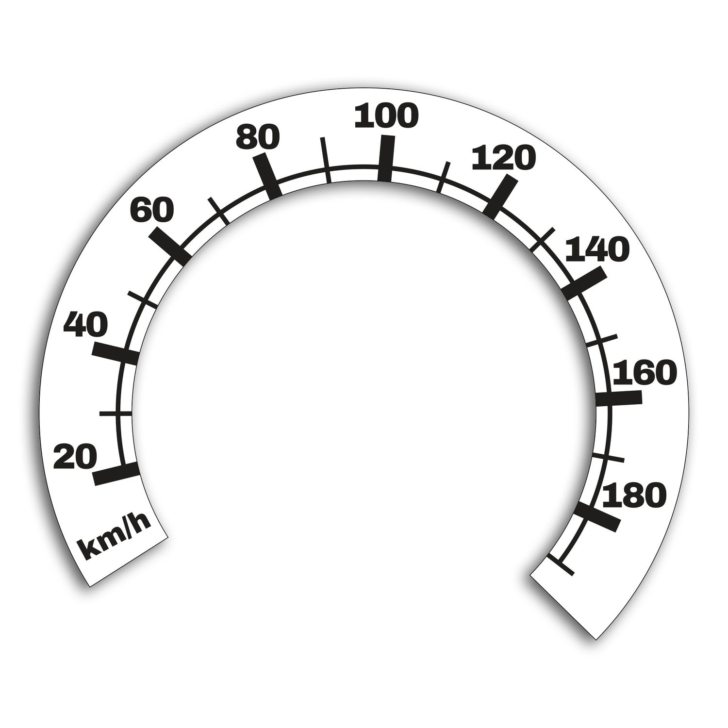 Harley-Davidson Speedometer Conversion Sticker | Stickerhauz
