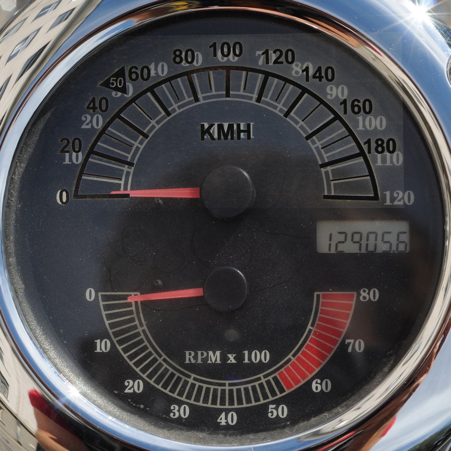 Harley-Davidson Speedometer Conversion Sticker | Stickerhauz