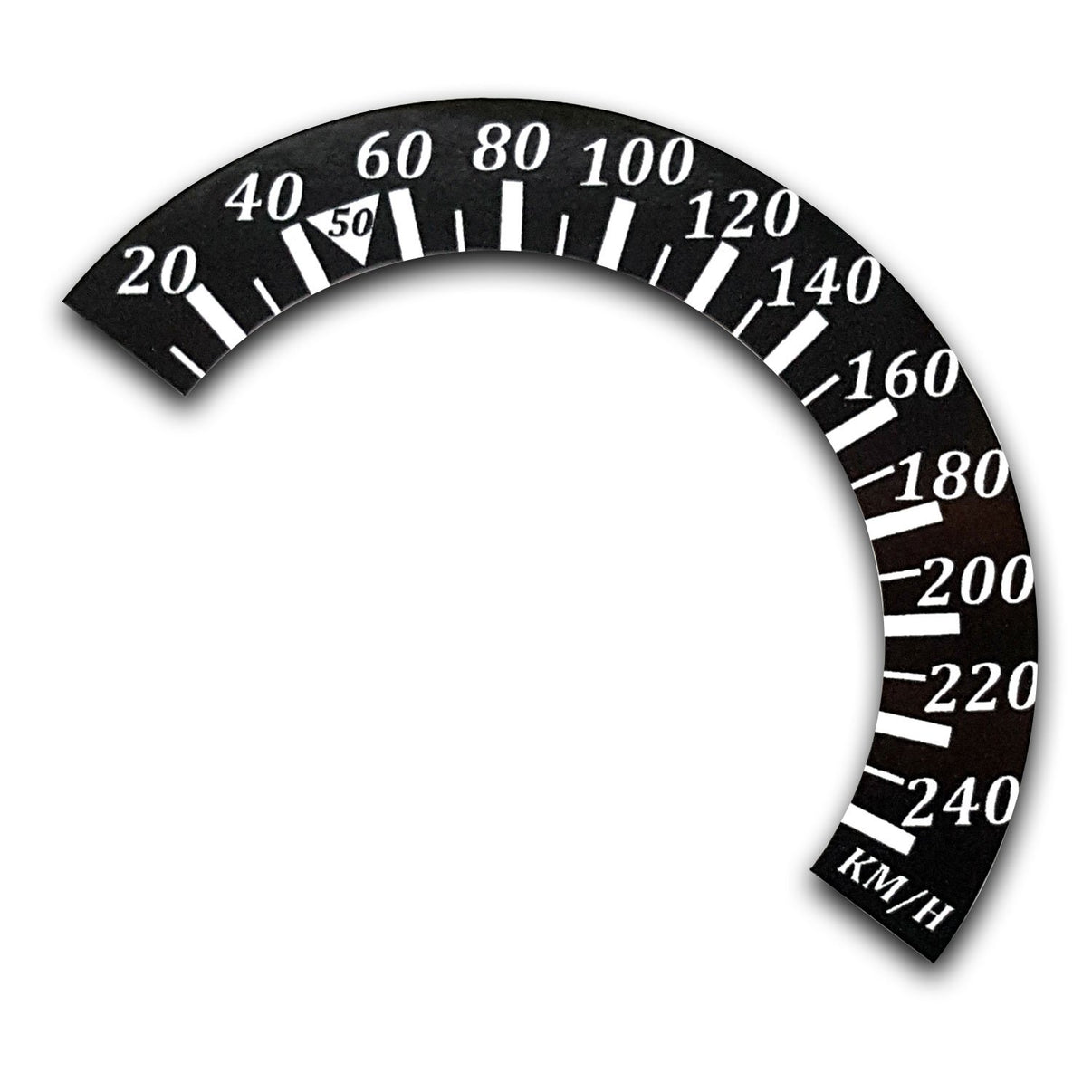 Harley-Davidson Speedometer Conversion Sticker | Stickerhauz