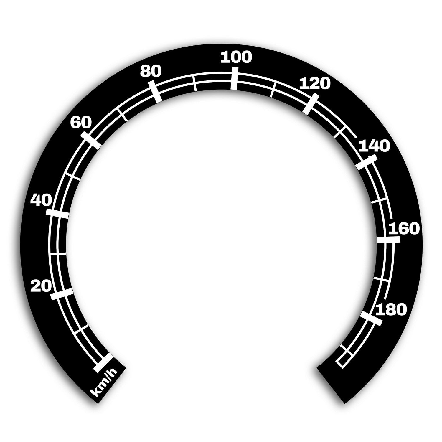 Harley-Davidson Speedometer Conversion Sticker | Stickerhauz