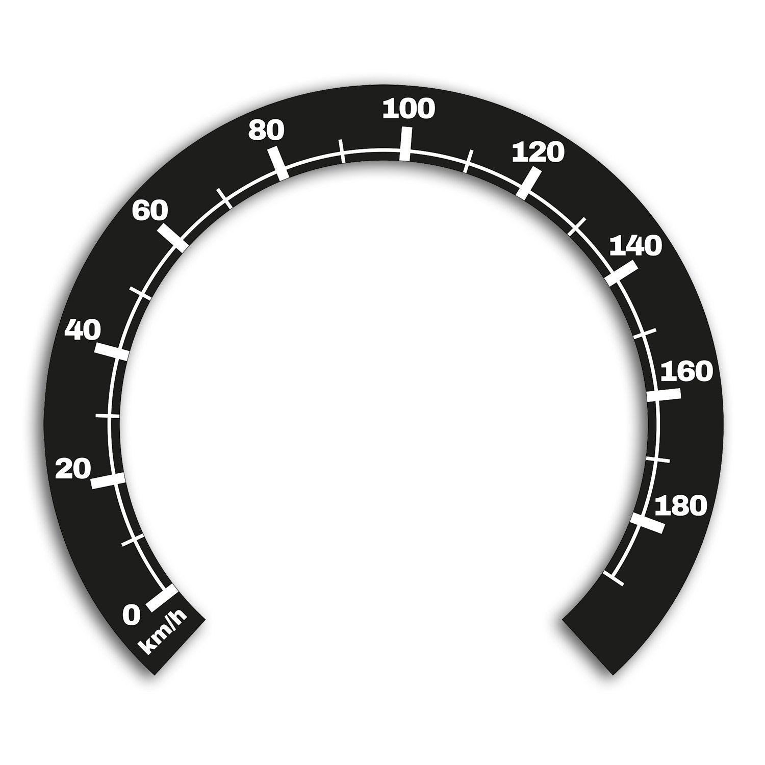 Harley-Davidson Speedometer Conversion Sticker | Stickerhauz