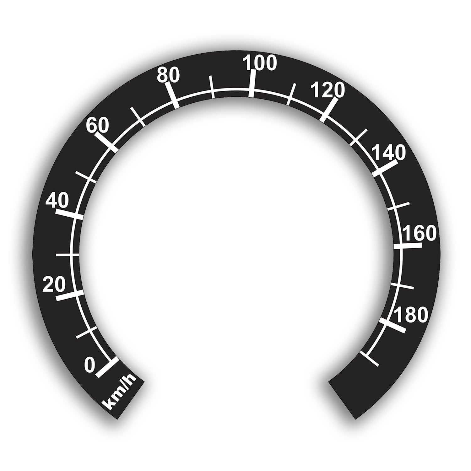 Harley-Davidson Speedometer Conversion Sticker | Stickerhauz