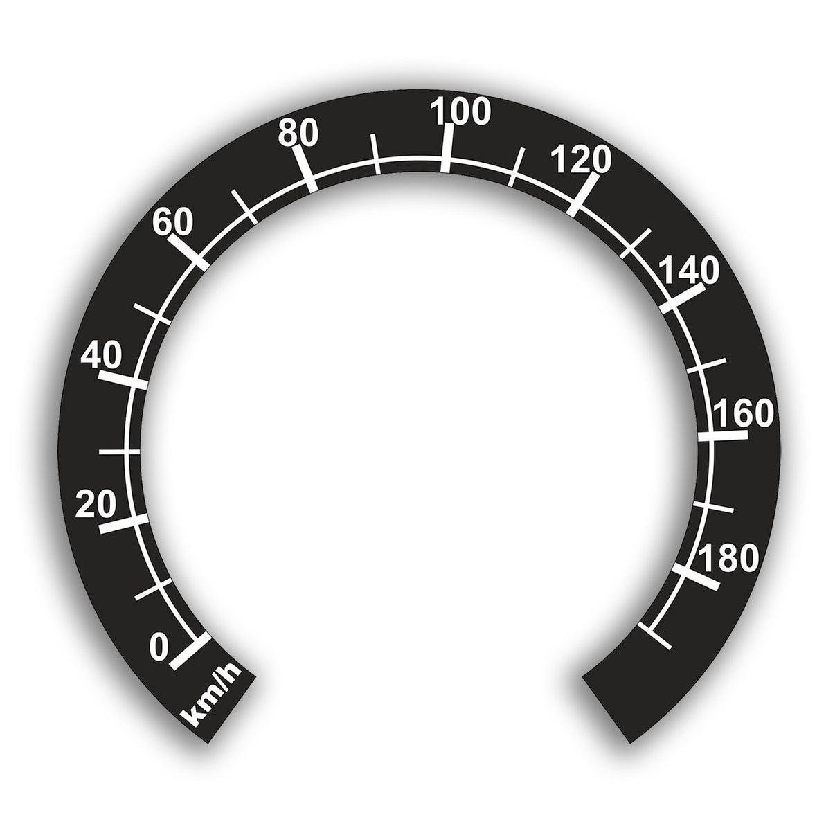 Harley-Davidson Speedometer Conversion Sticker | Stickerhauz