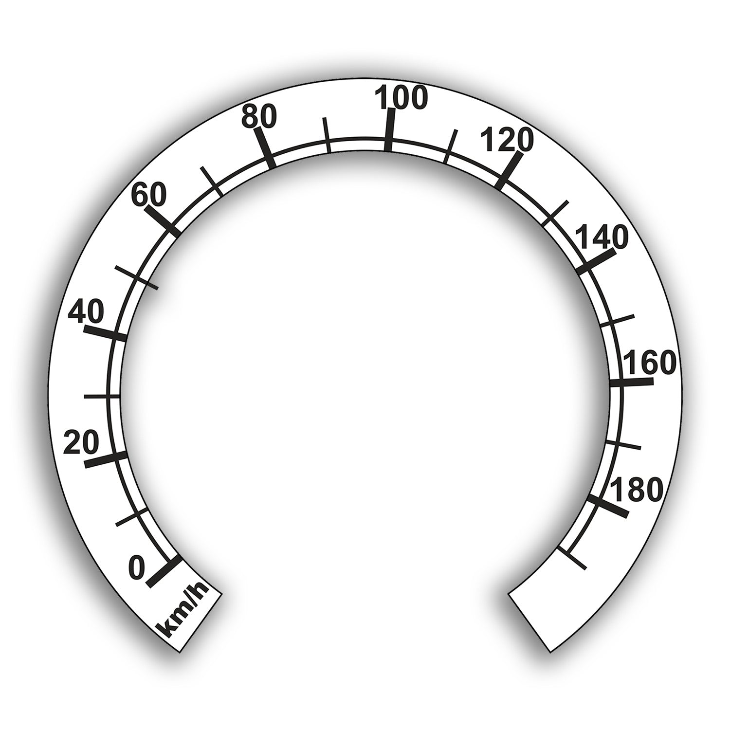 Harley-Davidson Speedometer Conversion Sticker | Stickerhauz