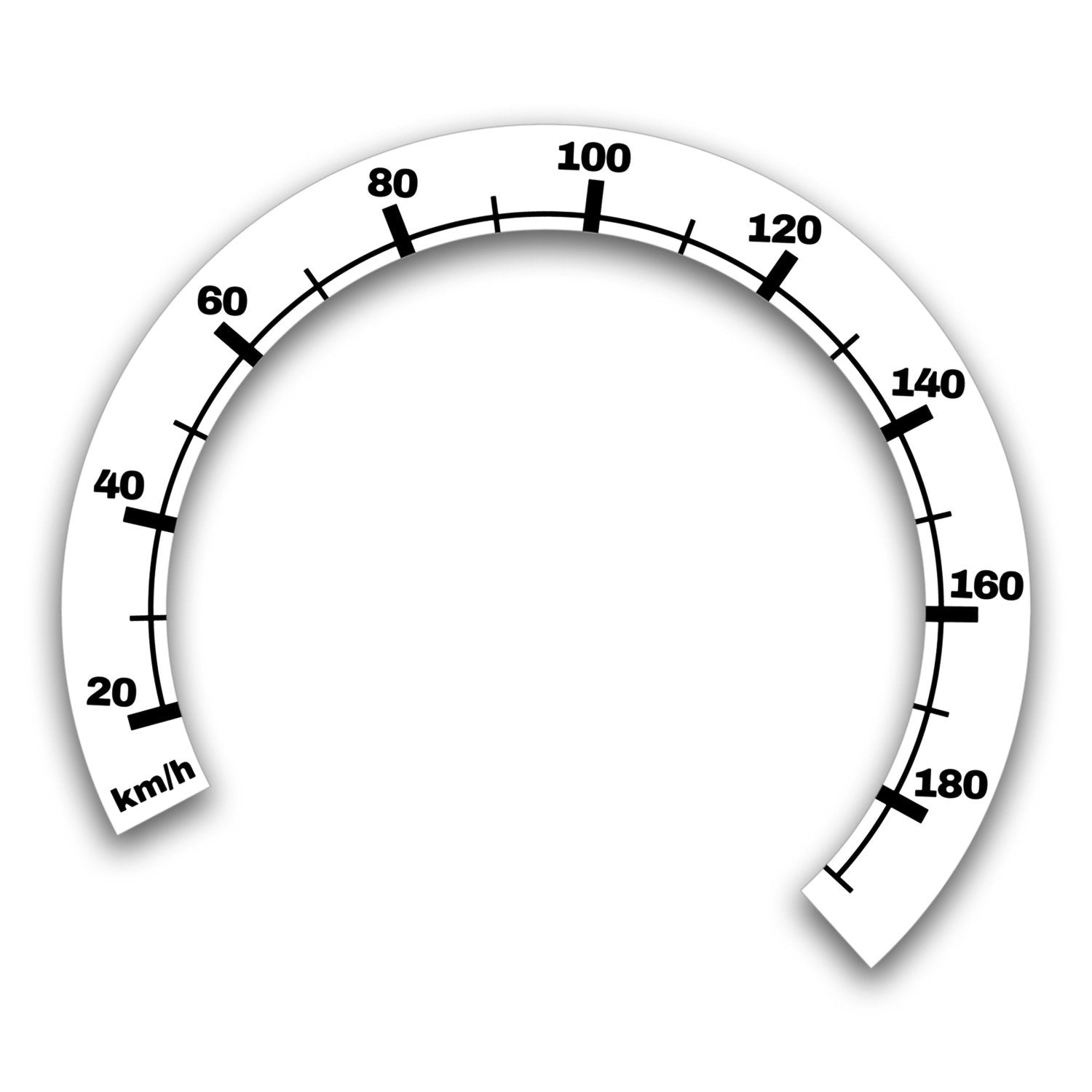 Harley-Davidson Speedometer Conversion Sticker | Stickerhauz