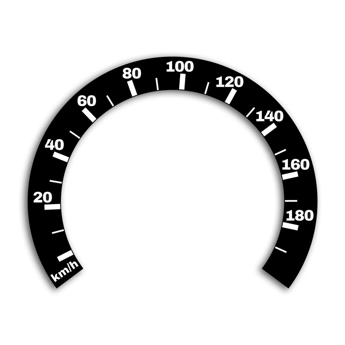 Harley-Davidson Speedometer Conversion Sticker | Stickerhauz